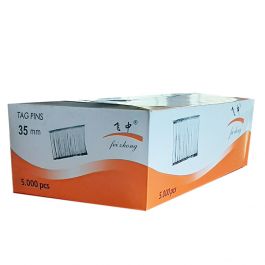 5000pcs per box white tag pin 35mm fei zhong brand garment clothing ...