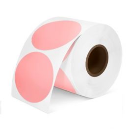 Thermal Sticker Labels Self Adhesive Round Direct Thermal sticker Multi ...